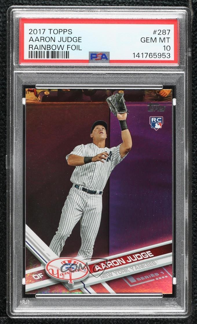 8 Great Aaron Judge Rookie Cards and 99 Most Watched Auctions