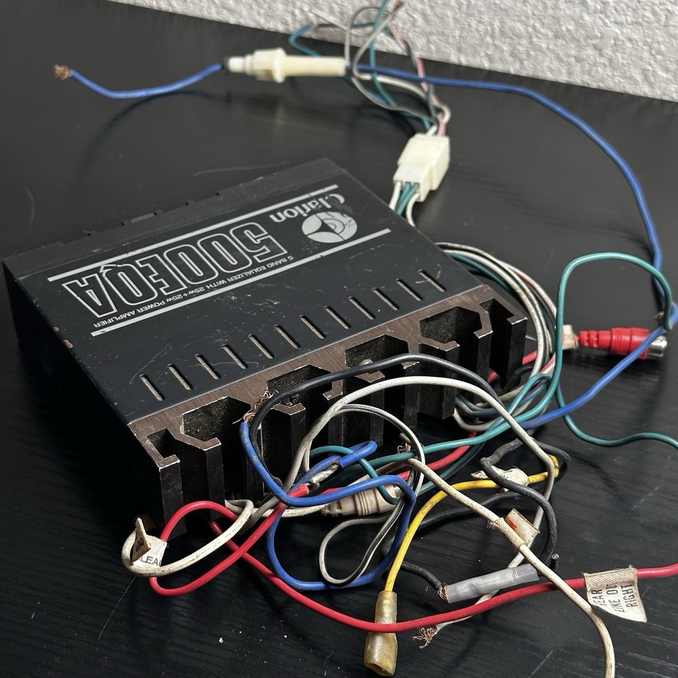 Vintage Clarion 5 Band Car Audio Equalizer 500EQA | eBay