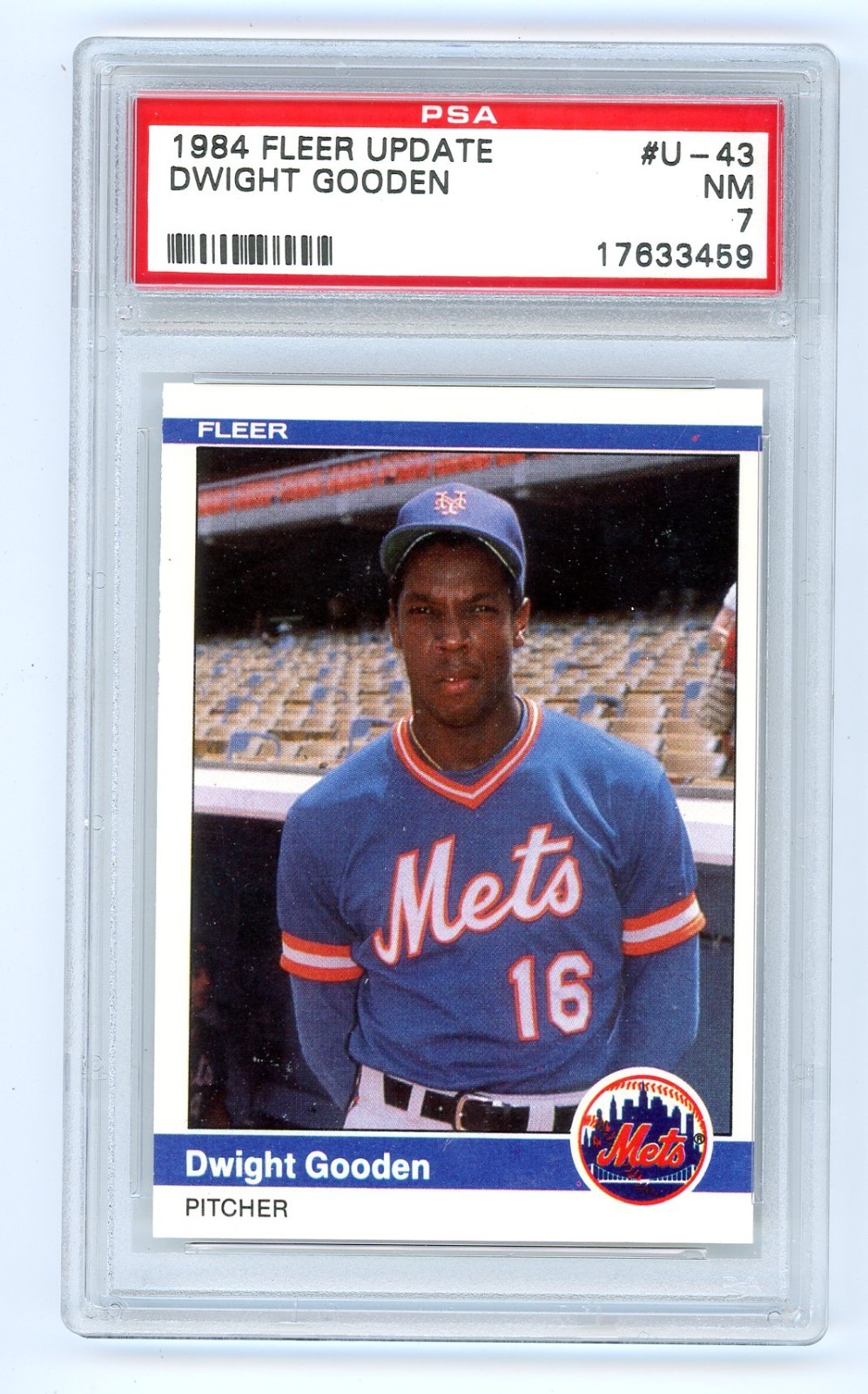 1984 Fleer Update #U-43 Dwight Gooden PSA 7 NM (ML) | eBay