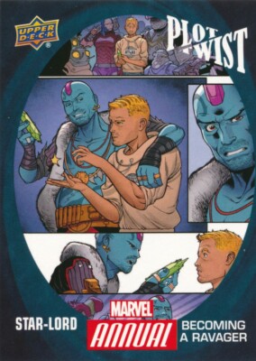 PT-6 STAR-LORD BECOMING RAVAGER (2017) 2016 Upper Deck Marvel Annual ...