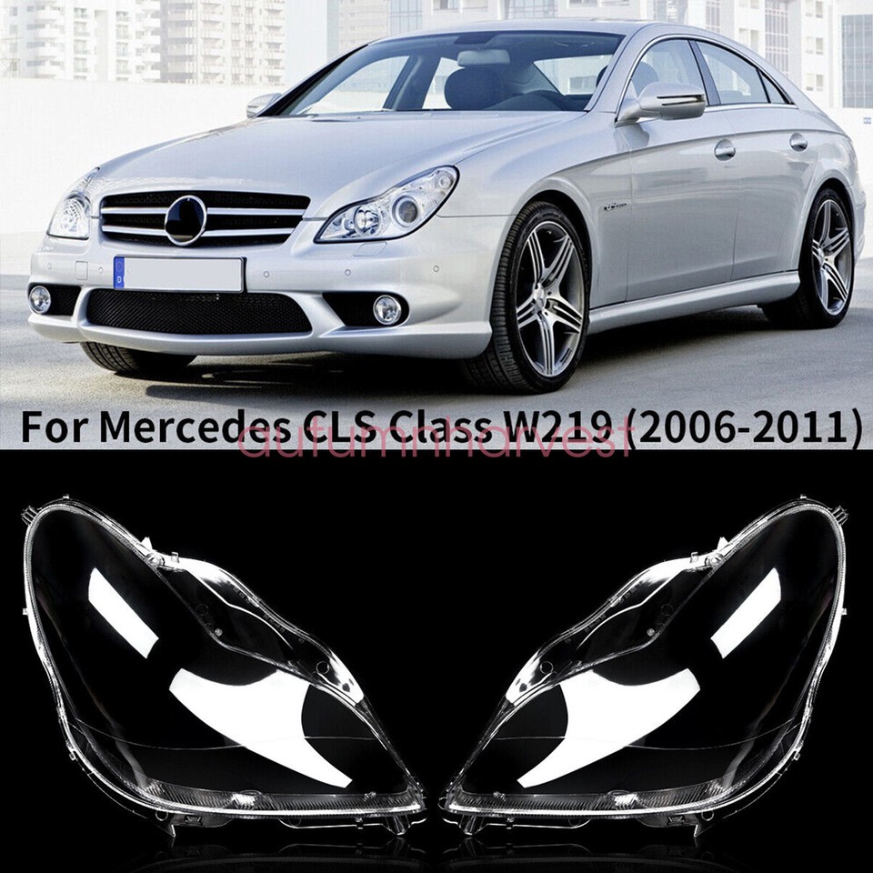 Fit Mercedes Benz W219 CLS350 CLS500 CLS550 2007-2011 2Pcs Headlight ...