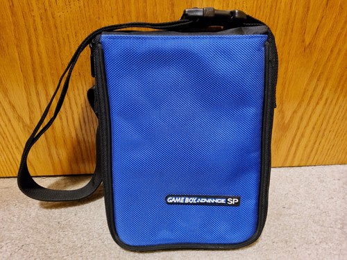 Nintendo Gameboy Advance SP Blue Carrying Case Soft Travel Vintage | eBay