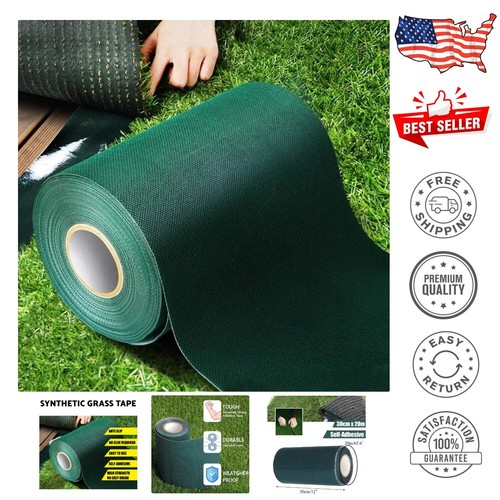 Self-Adhesive Turf Seam Tape - Waterproof Green Artificial Grass 12 x ...