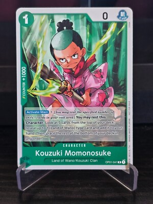 One Piece Card Game - Kouzuki Momonosuke (Tournament Pack Vol. 7) OP01 ...