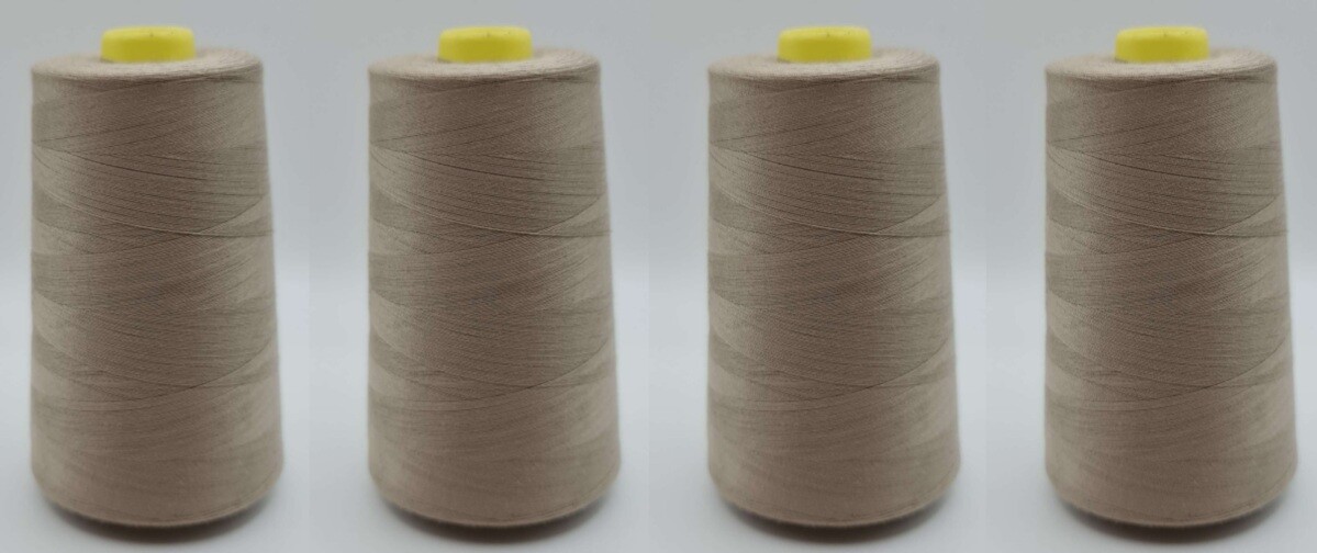 4X5000 YARD SEWING THREAD TKT-120 SPUN-POLYESTER INDUSTRIAL OVER ...