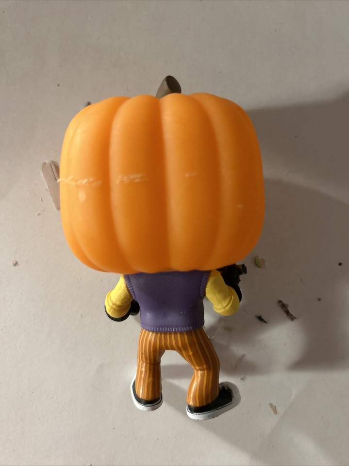Funko POP Hello Neighbor Pumpkin Head No box Glow In The Dark Vaulted ...