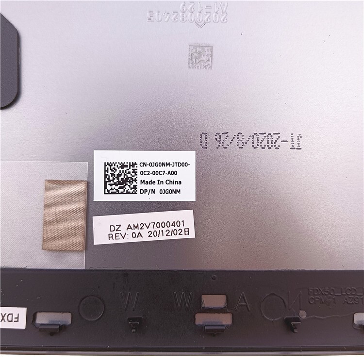 New Lcd Rear Cover Top Screen Case Lid For Dell Precision 7550 7560 ...