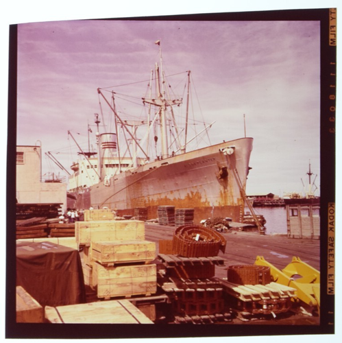 1953 SS Alcoa Planter at Docks New Orleans Kodak Transparency LX58 | eBay