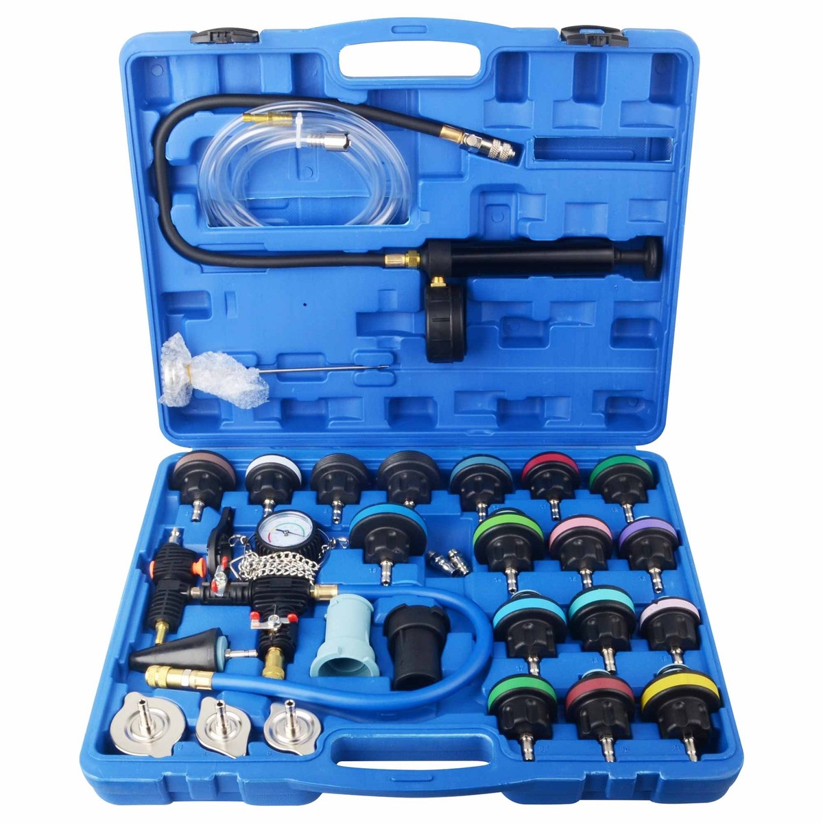 Radiator Pressure Tester 28-Piece Universal Cooling System Test ...