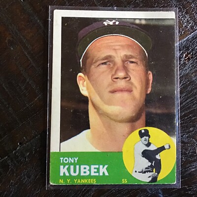 1963 Topps #20 Tony Kubek New York Yankees VG-EX | eBay