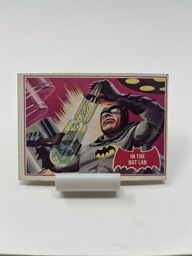 1966 Topps Batman In The Bat Lab #25A Series A Red Bat Card | eBay