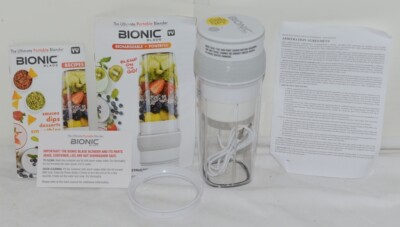Bionic Blade 26 Oz. Single Speed Rechargeable Portable 6 Blade Blender ...
