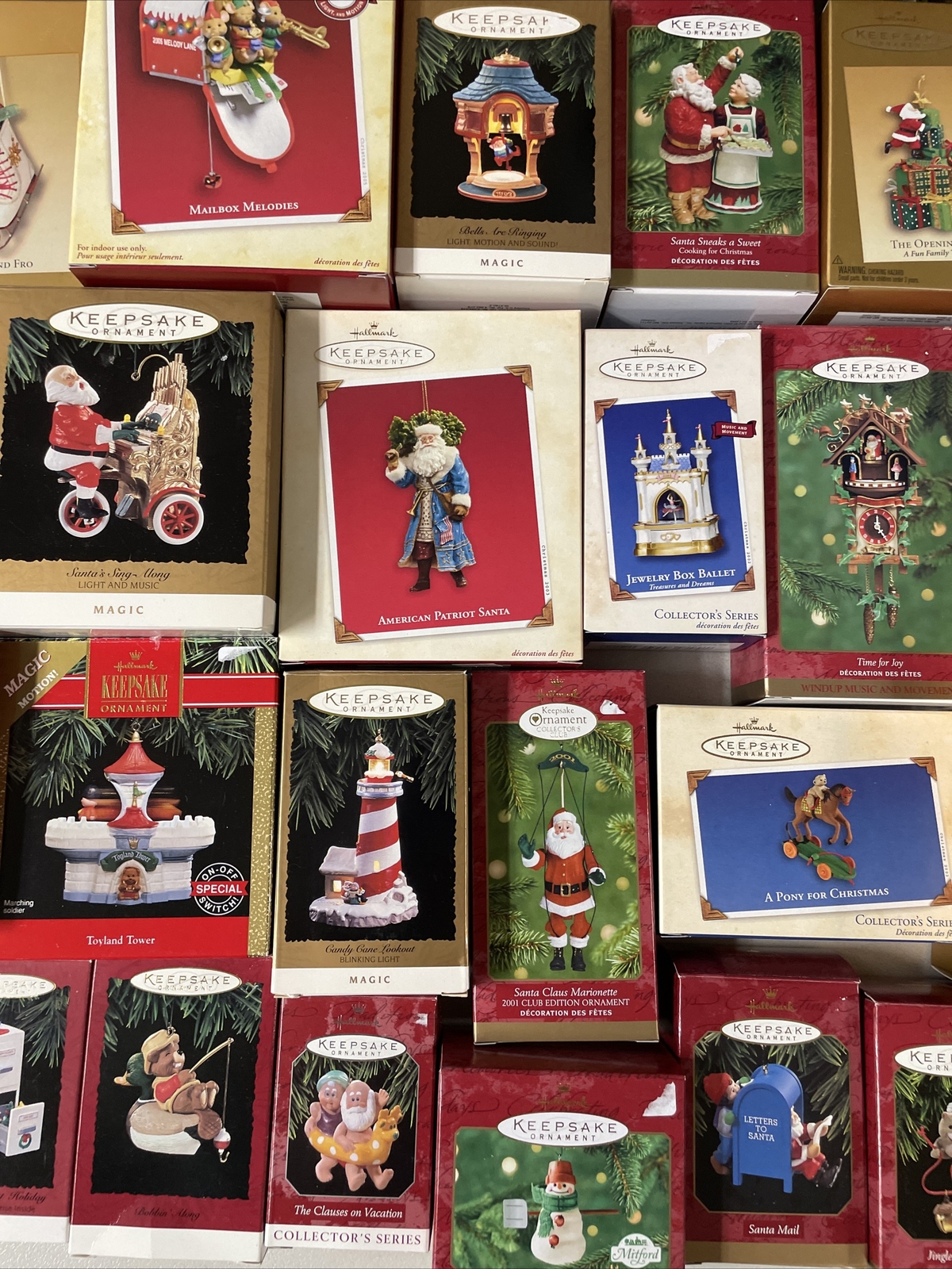 Huge HALLMARK KEEPSAKE Ornament Lot Of 44 / Mostly New & MIB | eBay