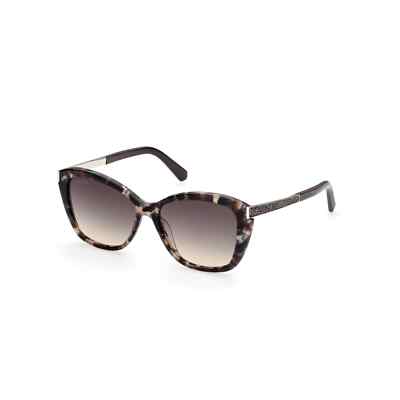 Swarovski SK326 56F Tortoise Plastic Cat Eye Sunglasses Gems Frame 54 ...