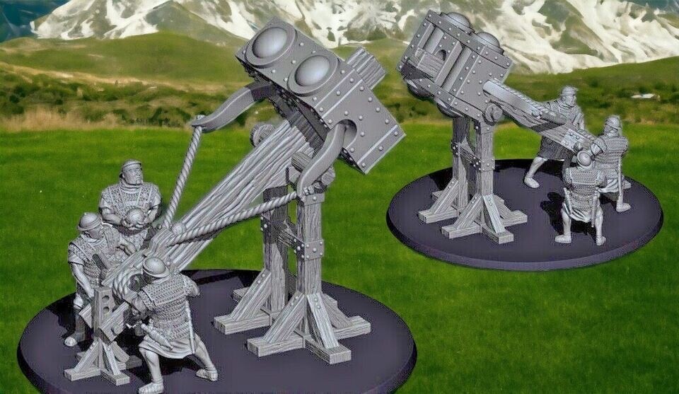 Roman Ballista Artillery and Crew 28mm Saga Carthage Wargames ...