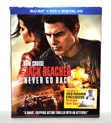 Jack Reacher: Never Go Back (Blu-Ray+DVD+Digital HD) With Exclusive ...