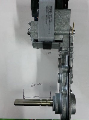 UGOLINI Mini 6L Slush Machine Maker Gear Motor new,shaft length 63-66mm ...