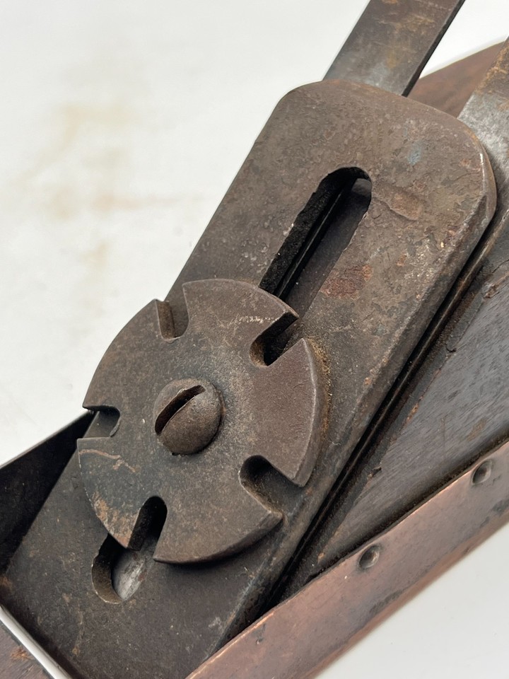 Antique Stanley Wood Plane Pat’d Apr 19 1892 Brass Sides and Sole ...