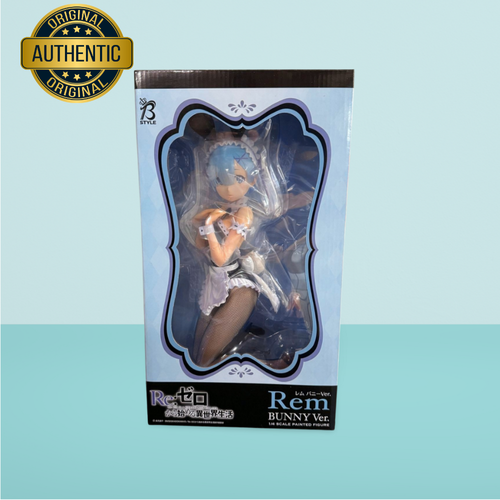 FREEing Re:Zero Rem Bunny Ver 1/4 Scale PVC Figure Authentic MINT ...