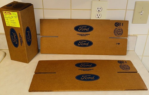 Lot x2 Vintage NEW NOS 60’s 70’s Ford Motor Cardboard Empty Parts Box ...