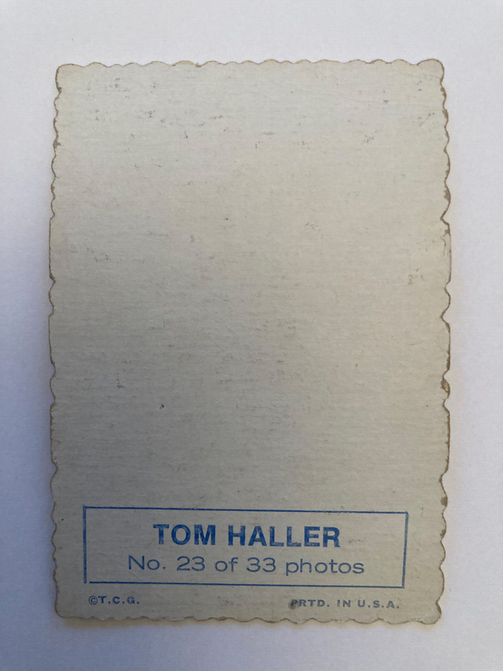 1969 Topps Deckle Edge Baseball Card Tom Haller card #23 Dodgers | eBay