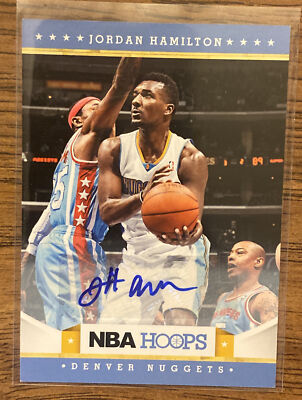 2012-13 NBA Hoops JORDAN HAMILTON RC Auto #245 Denver Nuggets | eBay