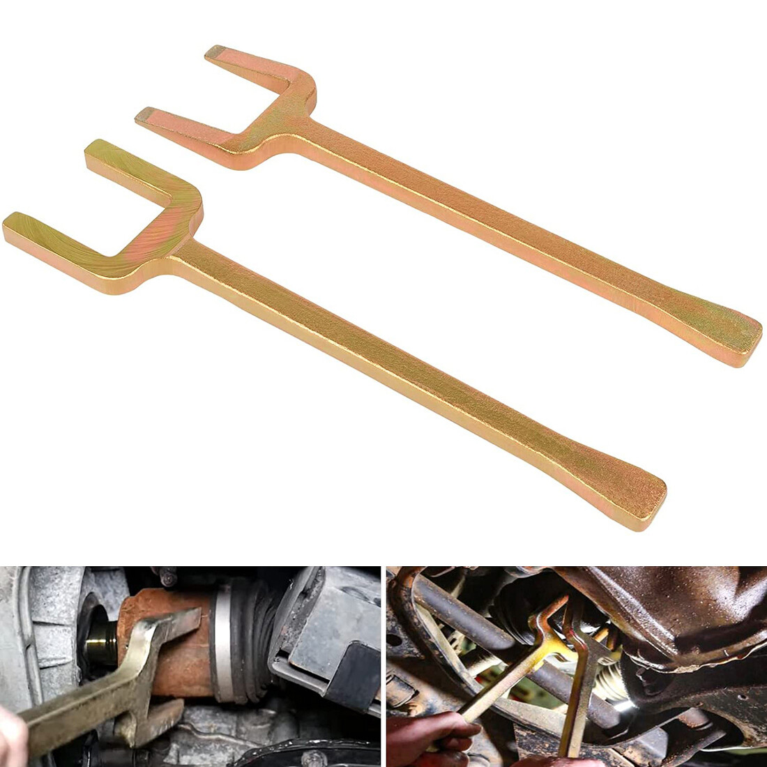 2PC 12020 Axle Popper Fork & Shim Kit FWD Half Shaft Inner CV Joint ...