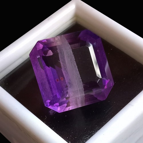 Natural Beautiful Amethyst 10-12Ct Radiant Cut Natural Certified Loose Gemstone | eBay