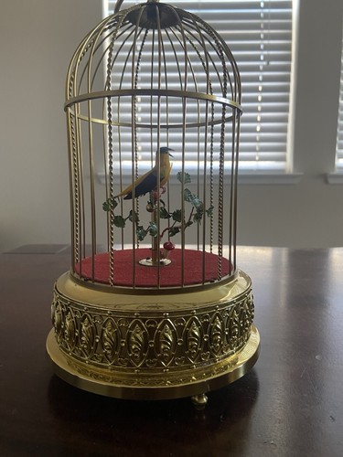 Antique Karl Griesbaum German Singing Bird Cage Made in Germany. | eBay