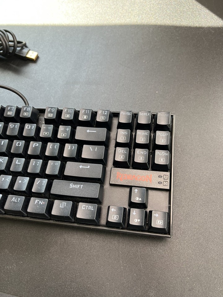 Red Dragon Kumara K552-KR Gaming Keyboard Red Switches. Excellent ...