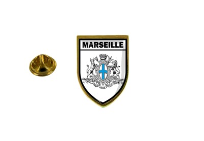 pins pin's flag national badge backpack hat shield marseille | eBay UK