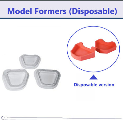 Dental Lab Model Base Formers Kit Disposable - 12/PK (3 x S, 3 x M, 3 x ...