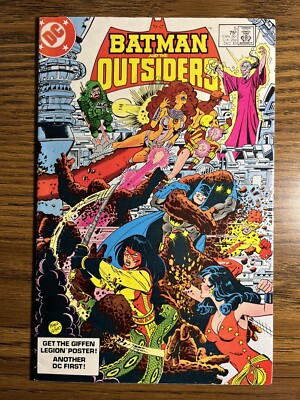 BATMAN AND THE OUTSIDERS 5 DIRECT EDITION STARFIRE JIM APARO DC COMICS ...