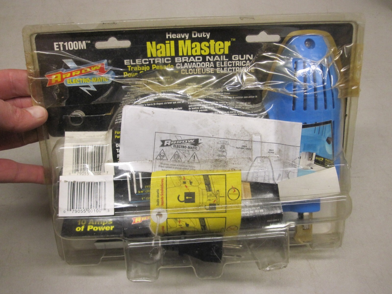 Arrow ET100M Heavy Duty Nail Master Electric Brad Nail Gun NEW | eBay