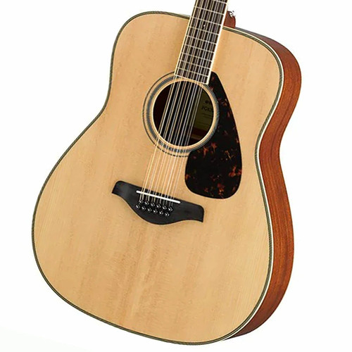 Guitare acoustique Yamaha FG820-12 12 cordes Dreadnought brillante ...