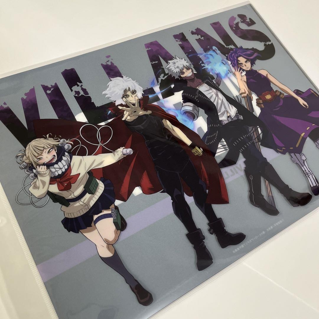 My Hero Academia Villain Limited Clear File Toga Himiko Shigaraki Dabi ...