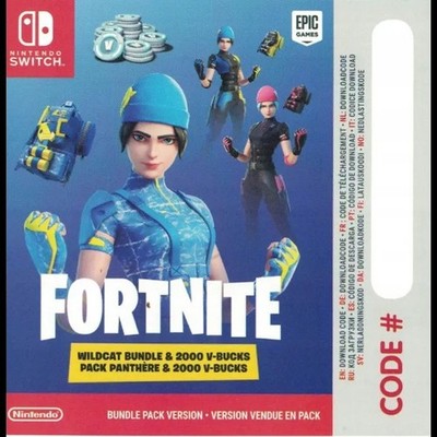 Fortnite Wildcat Switch CODE CARD Unused | eBay