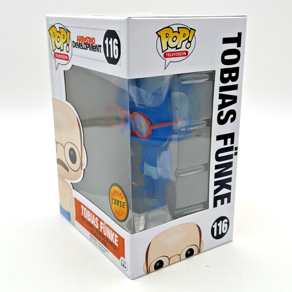 Funko POP! TV Arrested Development TOBIAS FUNKE (Blue) #116 CHASE with ...
