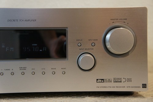 SONY STR-DA1000ES FM STEREO/FM/AM RECEIVER DISCRETE 7 CHANNEL AMPLIFIER ...