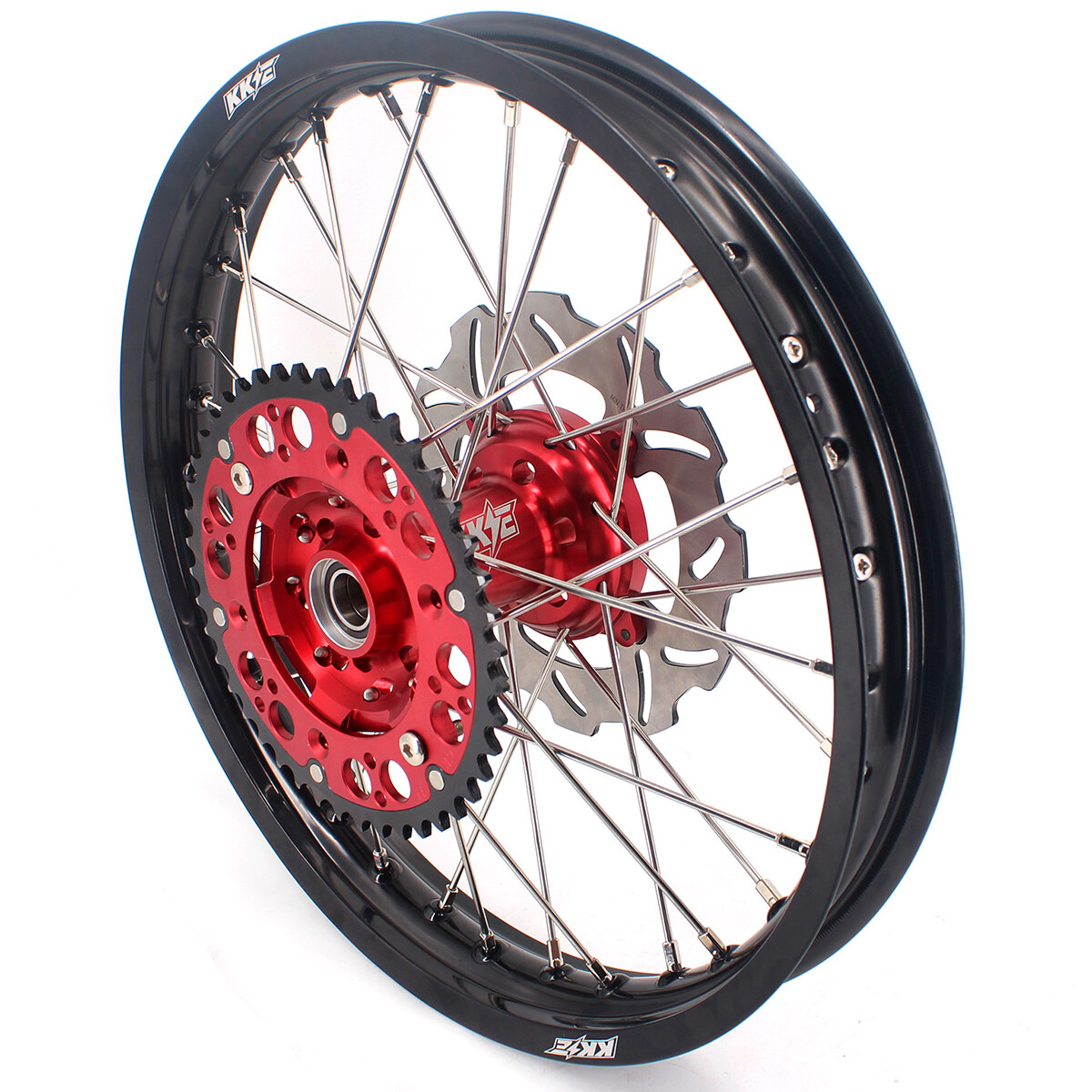 "1996-2004 Honda XR400R 1991-2000 XR600R KKE 18"" CNC Rear Spoked Wheel ...