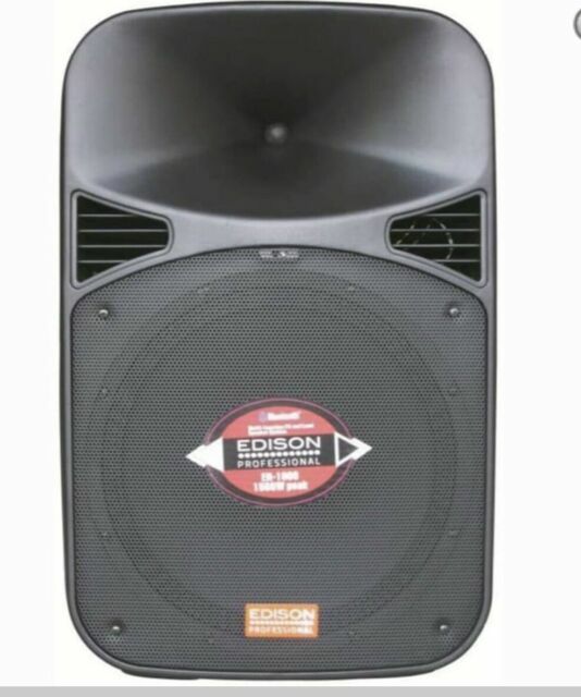 Edison M2000TWS 15 inch Bluetooth Party Speaker - Black for sale online ...