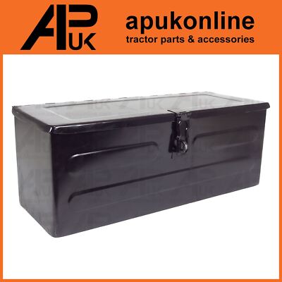 Large Black Lockable Tool Box for Ford New Holland Massey Ferguson ...