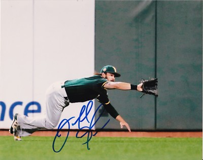 JAFF DECKER OAKLAND A'S ACTION SIGNED 8x10 | eBay