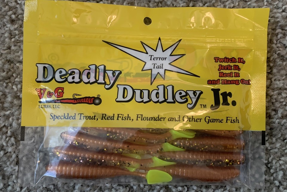3 pack- Deadly Dudley Grub Bait-Copper, Chartreuse, Black-more in ...