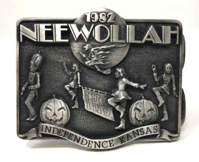 BELT BUCKLE Neewollah 1982 Independence Kansas Limited 275/1000 ...