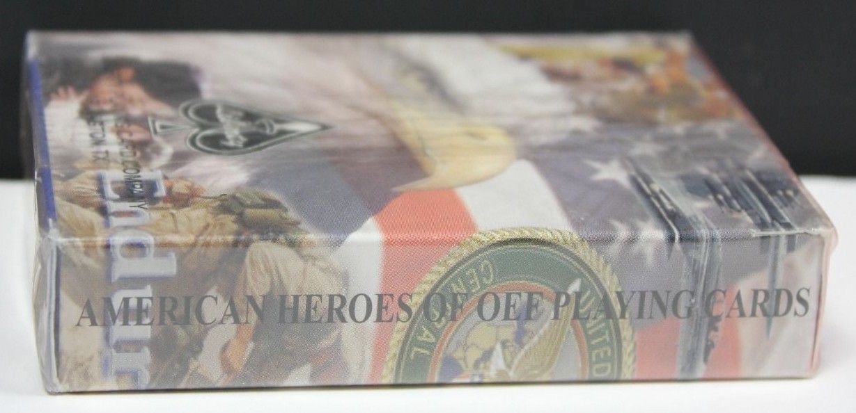 NEW American Heroes of OEF Operation Enduring Freedom Playing Cards MIP ...