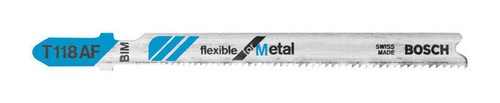 Bosch 3-5/8 in. Bi-Metal T-Shank Jig Saw Blade 24 TPI 5 pk T118AF ...