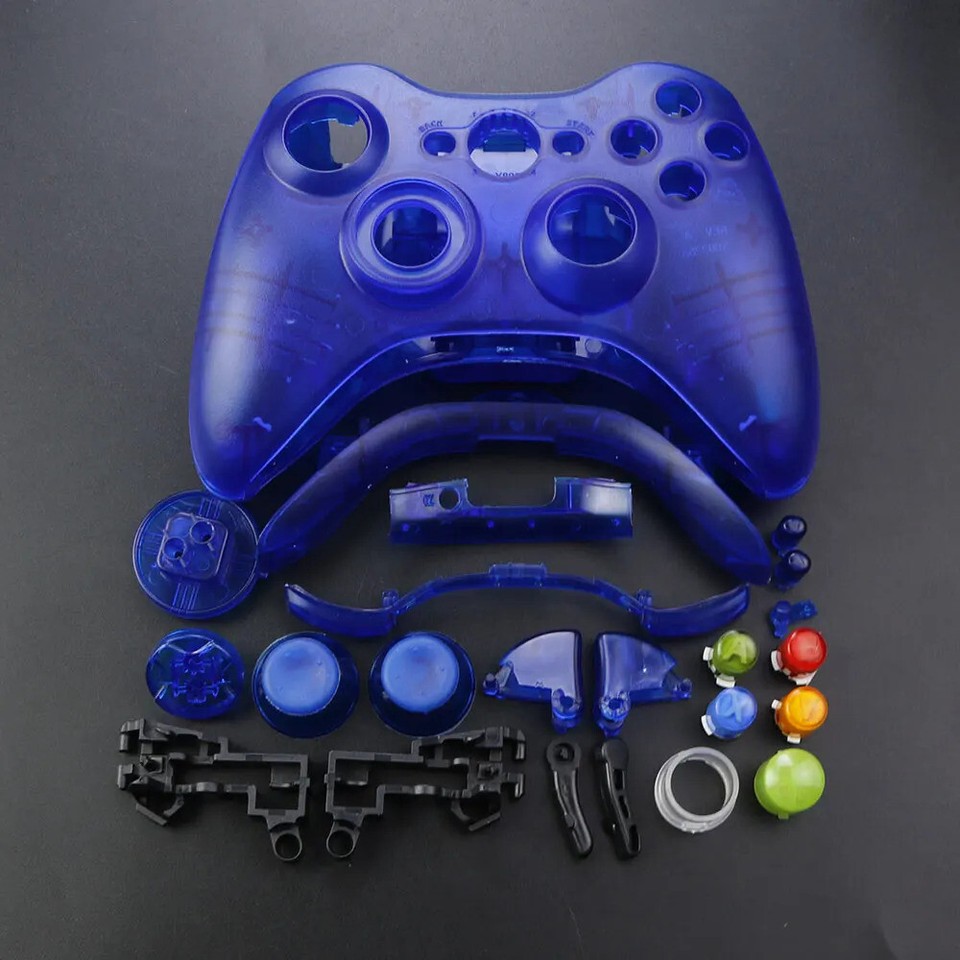 Replacement Full Case Gamepad Housing Shell +Button for Xbox 360 ...