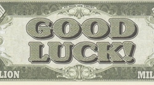 Good Luck Penny Million Dollar Bill Play Funny Money Novelty Note ...