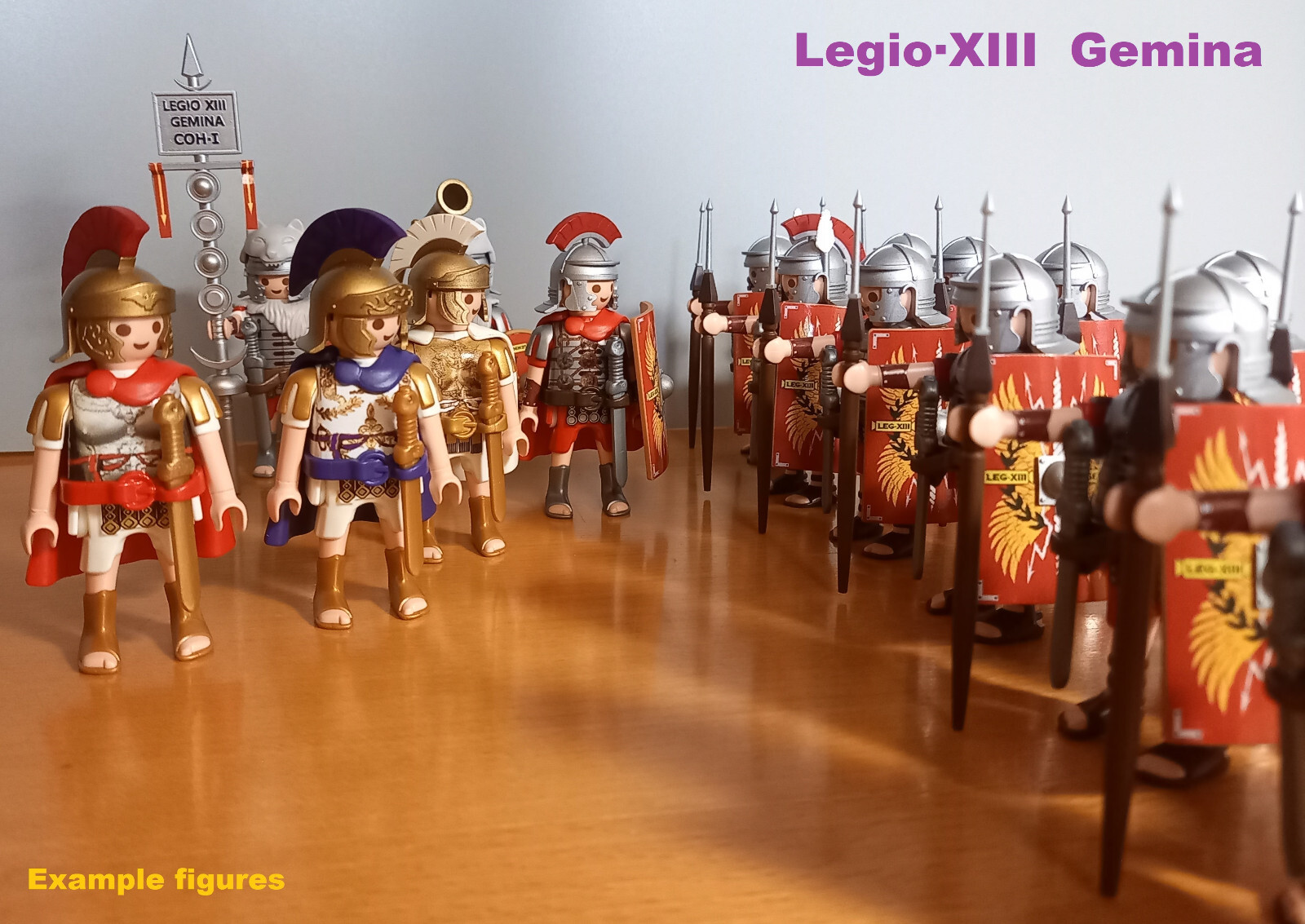 Figures Legio·XIII Gemina, Roman Römer Romain soldaten PLAYMOBIL compatible | eBay